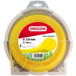 Gelber Freischneidefaden Yellow Roundline 3,0 mm Durchmesser 240 m Länge - Oregon