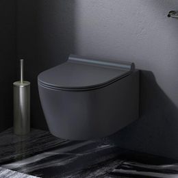 Spülrandloses wc Toilette für Gäste-WC Hänge-WC FlashClean aus Keramik Wand-WC CXB1700SC X-Joy s FlashClean Spülrandloses Wand-WC mit