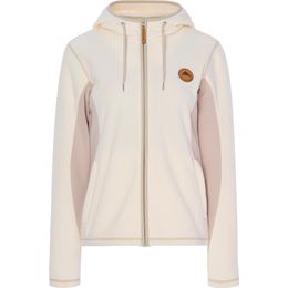 Moorhead Fleecejacke, Kapuze, Tunnelzug, für Damen, beige, 38