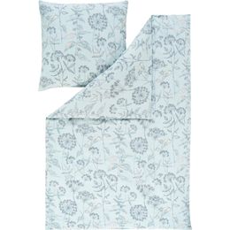 Estella® Flanell-Bettwäsche, 3er-Set, grün