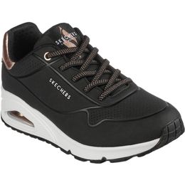 Skechers® Uno Sneaker, Keilabsatz, dämpfend, für Damen, schwarz, 36