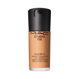 MAC M·A·C Studio Fix Foundation Spf15, Gesichts Make-up, foundation, Fluid, beige (NC41), mattierend/natürlich, Deckkraft: Mittel bis Hoch,