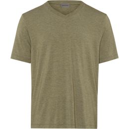 Hanro Casual T-Shirt, V-Ausschnitt, für Herren, grün, M