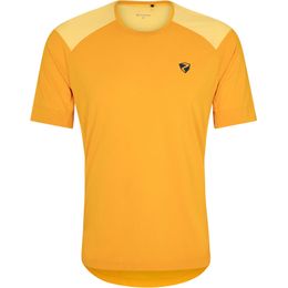 Ziener Funktionsshirt "Nentin Man", schnelltrocknend, Logo-Brustprint, für Herren, gelb, 56