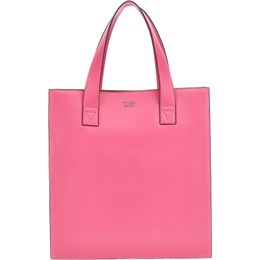 Guess Shopper, Kunstleder, Emblem, für Damen, pink