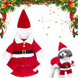 Minkurow - Hunde- und Katzen-Weihnachtskostüm, Weihnachtskleidung für Haustiere, niedliche Weihnachtskleidung für Hunde, Weihnachtskleidung mit