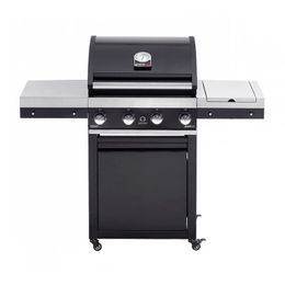 Gasgrill Premium G4 Trolley 14 kW 4 Brenner, 1 Seitenbrenner K04000331A - Grandhall