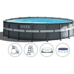 Intex - Aufstellpool Frame Pool Komlpettset Ultra Rondo xtr 549 x 132 cm