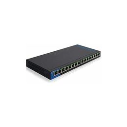 Linksys LGS105-EU 5-Port Gigabit unmanaged Netzwerk-Switch, Ethernet-Hub für Heim und Büro mit Metallgehäuse, Tisch- oder Wandmontage, Ethernet-Splitter,