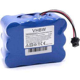 vhbw - Akku kompatibel mit Xrobot XR510 Staubsauger (1500mAh, 14,4V, NiMH)