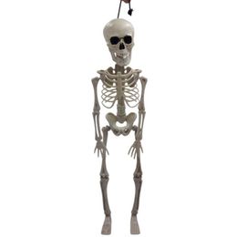 Koopmann Halloween Skelett 42cm Herbstdeko Halloweenartikel Dekofigur beweglich gruselig