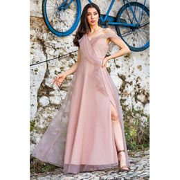 Modabout Abendkleid Langes Maxikleid Sommerkleid mit Schulterfrei für DamenELB0588D5143PD (1-tlg)