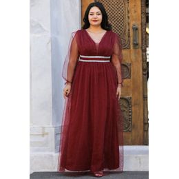 Modabout Abendkleid Langes Abendkleid Maxikleid für große Größen