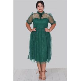 Modabout Abendkleid Damen Midikleid Sommerkleid für große Größen