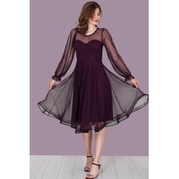 Modabout Abendkleid Damen Midikleid Sommerkleid mit Schulterfrei