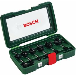 Bosch - 12-teiliges HM-Fräser-Set (8 mm Schaft)