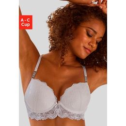 Lascana Push-up-BH beige Gr. 70A. Mit Herausnehmbaren Kissen und mit Bügel