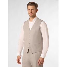 Strellson Baukasten-Weste Herren Slim Fit strukturiert, beige