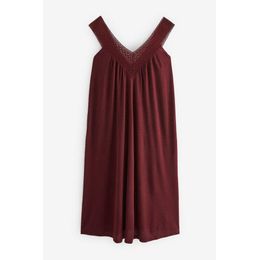 next Sommerkleid Sommerkleid aus Jersey mit Häkelbesatz (1-tlg)