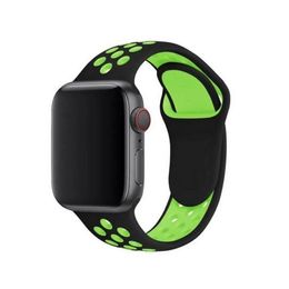 SmartUP Smartwatch-Armband Sport Silikon Armband für Apple Watch 1/2/3/4/5/6/7/8/9 SE Ultra