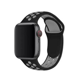 SmartUP Smartwatch-Armband Sport Silikon Armband für Apple Watch 1/2/3/4/5/6/7/8/9 SE Ultra