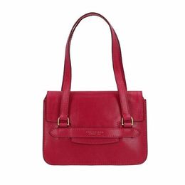 The Bridge Lucrezia Schultertasche Leder 26 cm berry