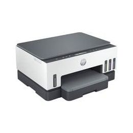 HP Smart Tank 7005, Multifunktionsdrucker grau, USB, WLAN, Bluetooth, Scan, Kopie Auflösung: 1200x1200 dpi Formate: A4, A5, A6, B5, C5, C6, DL (DIN-Lang), 10x15 cm Anschluss: 1x USB 2.0 Papierzufuhr: 1x Fach (Fach 1: 250 Blatt)