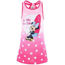 Disney Minnie Mouse Sommerkleid Minnie Maus Mädchen Jerseykleid mit Glitzerdetails Gr. 98-128 cm