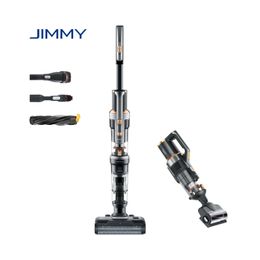 Jimmy HW10 Pro 3-in-1-Multifunktionssauger und -wascher Schnurloser Nass- und Trockensauger Bodenwascher; 25,2 V Lithium-Ionen-Akku; 350W; 60AW Saugleistung; 80 Minuten maximale Akkulaufzeit; HEPA Filter; OLCD-Display