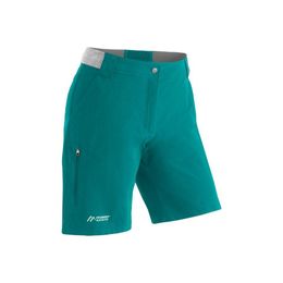 Maier Sports Funktionsshorts Norit Short W Damen Shorts, kurze Outdoor-Hose, Bermuda mit 5 Taschen, Regular Fit, grün