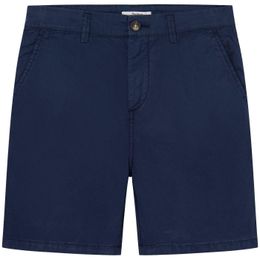 Pepe Jeans Shorts mit Ton-in-Ton Logoschriftzug, blau