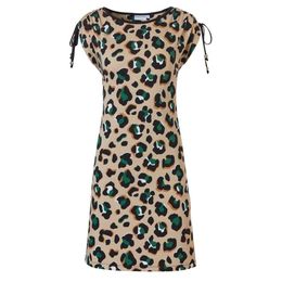 PASTUNETTE Strandkleid Damen Kleid Animalprint (1-tlg) Stylisch