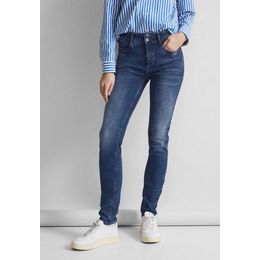 Street One Slim-fit-Jeans QR York mit Stretch, blau