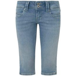 Pepe Jeans Slim-fit-Jeans Shorts SLIM CROP LW, blau
