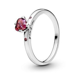 Pandora Fingerring Pandora Ring Funkelndes Herz für Damen aus 925er Silber