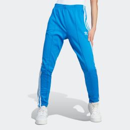 Sporthose adidas originals "SST CLASSIC TP" Gr. L, N-Gr, blau (bluebird) Damen Hosen Sporthosen