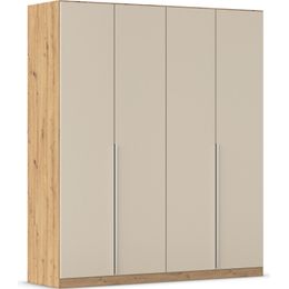 Drehtürenschrank Rauch "Kleiderschrank Schrank Garderobe AGORDO mit Dekor- oder Hochglanzfront" Schränke Gr. B/H/T: 181 cm x 210 cm x 54 cm, 4 St., braun (eiche artisan, champagner) Drehtürenschränke