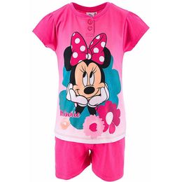 Disney Minnie Mouse Schlafanzug Minnie Mouse (2 tlg) Pyjama Set kurz