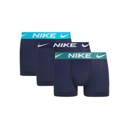 NIKE Underwear Trunk (Packung, 3-St) mit kontrastfarbenem Markenlabel, schwarz