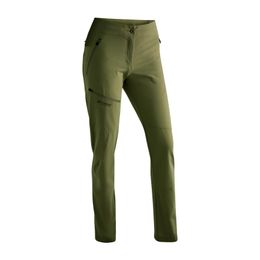 Outdoorhose Maier Sports "Latit Slim Vario W" Gr. 36, Normalgrößen, grün (dunkelgrün) Damen Hosen Sportbekleidung