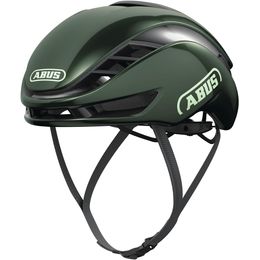 Fahrradhelm Abus "GAMECHANGER 2.0" Helme Gr. L Kopfumfang: 57 cm - 61 cm, grün (moss green) Fahrradhelme für Erwachsene