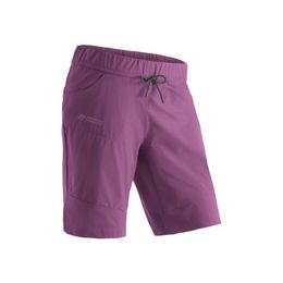 Funktionsshorts Maier Sports "Fortunit Bermuda" Gr. 36, Normalgrößen, lila (purpurviolett) Damen Hosen Sport Shorts