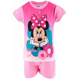 Disney Minnie Mouse Schlafanzug Minnie Mouse (2 tlg) Pyjama Set kurz