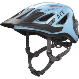 Fahrradhelm Abus "URBAN-I 3.0 ACE" Helme Gr. L Kopfumfang: 56 cm - 61 cm, blau (iced blue) Fahrradhelme für Erwachsene