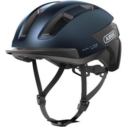 Fahrradhelm Abus "PURL-Y ACE" Helme Gr. S Kopfumfang: 51 cm - 55 cm, blau (midnight blue) Fahrradhelme für Erwachsene