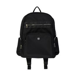 Notebookrucksack Lerros "Lerros Basic Rucksack mit vielen Außentaschen" schwarz (black) Taschen