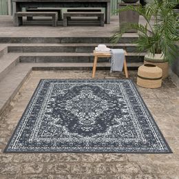 Teppich Home Affaire "Oriental Outdoor" Teppiche Gr. B/L: 200 cm x 300 cm, 5 mm, 1 St., grau Orientalische Muster