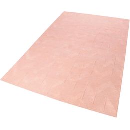 Teppich Esprit "Feel4U Kelim" Teppiche Gr. B/L: 130 cm x 190 cm, 6 mm, 1 St., rosa Baumwollteppiche