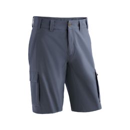 Cargobermudas Maier Sports "Fenit Short M" Gr. 48, Normalgrößen, blau (graublau) Herren Hosen Sportbekleidung