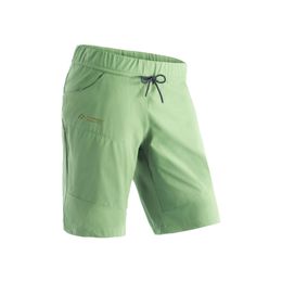 Funktionsshorts Maier Sports "Fortunit Bermuda" Gr. 36, Normalgrößen, grün (hellgrün) Damen Hosen Sport Shorts Shorts, atmungsaktive kurze Wanderhose